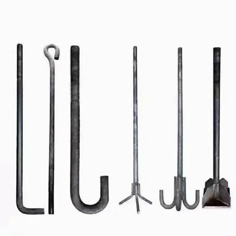 Customized Foundation Anchor Bolt L Type M8 M12 M16 Type J Anchor Bolt ...