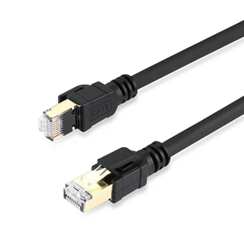 Factory Oxygen Free Pure Copper Cat8 Shielded Esports Broadband Network ...