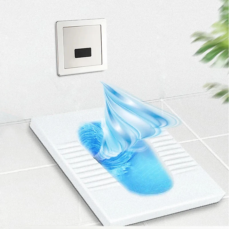 Infrared Sensor Wall-Mounted Touchless Urinal Flusher with Water-Saving ...