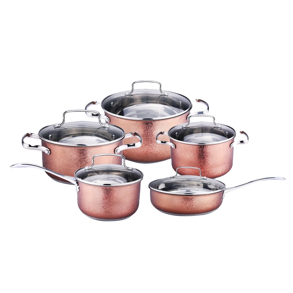 Luxury Induction Cookware Set with Cold Trade Premium Stainless Steel ...