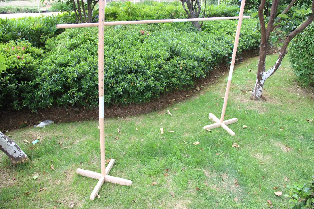 Gibbon Wooden Limbo Game For Kids Adults Tall Limbo Stick Set Outdoor Sports Limbo Game Set ...