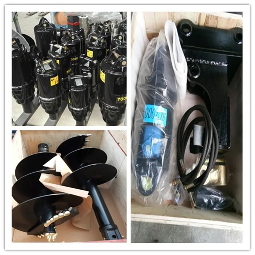 Hydraulic Auger Motor /earth Auger Used By Excavator Sk300 For Auger ...
