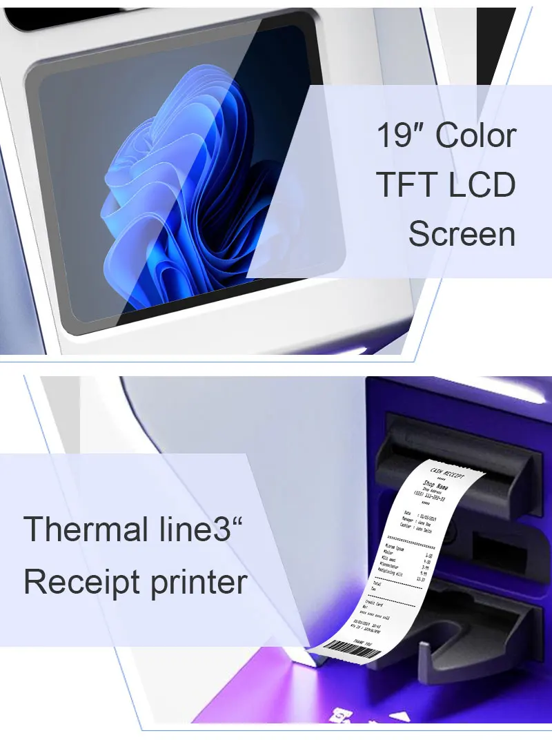 New Cash Recycler QR Scanner Card Reader ATM Machine Cash and Coin ...