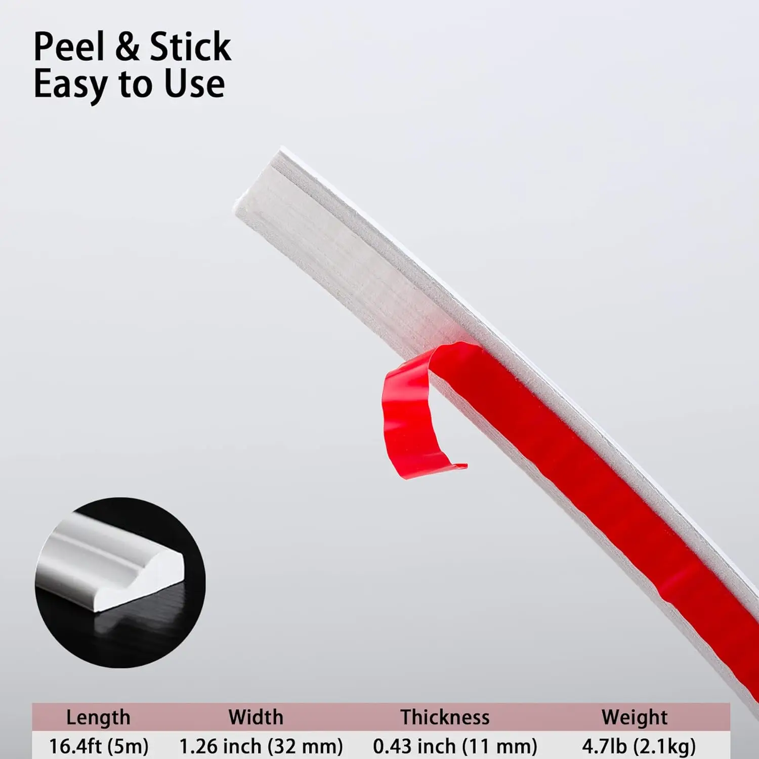 Alibaba.com: Flexible PVC & PU self-adhesive wall molding trim, 9.8ft ...