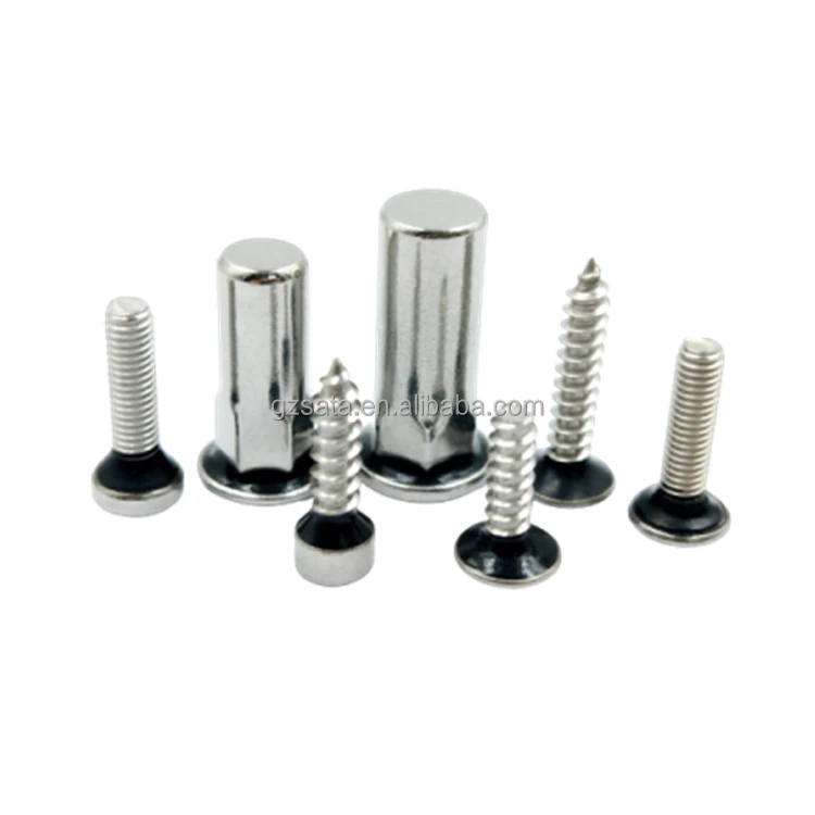 Vis à empreinte filetée personnalisées anti-desserrage en nylon ...