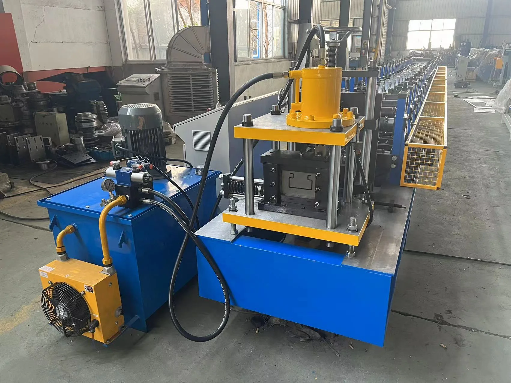 Shelf Panel Upright Post Supermarket Storage Rack Roll Forming Machine ...