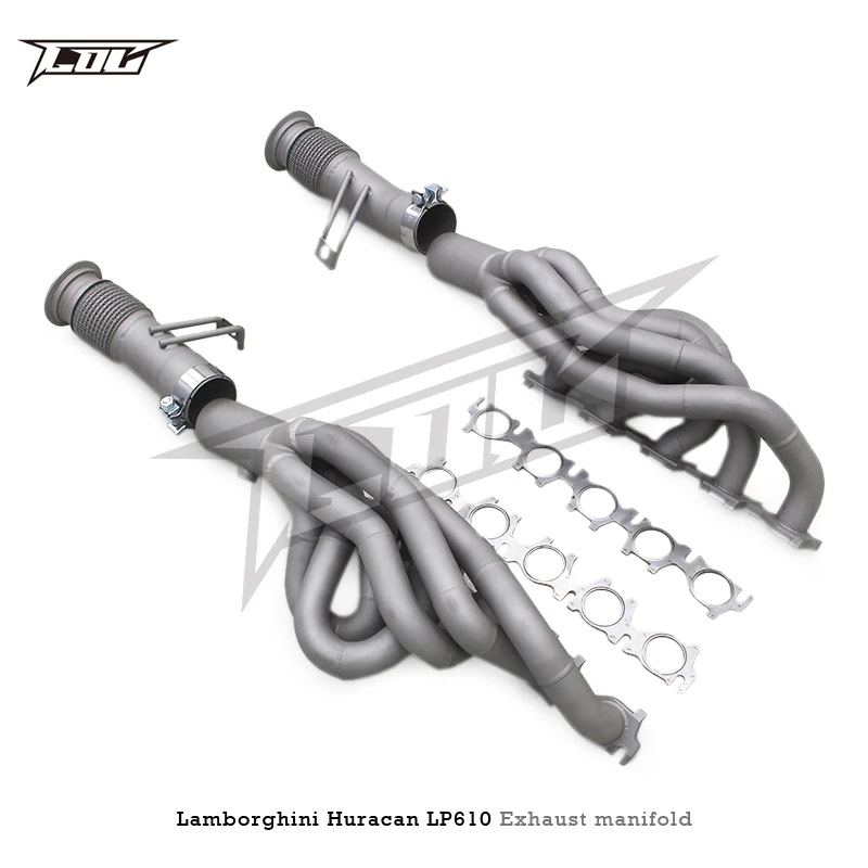 COC Engine Free Flow Exhaust Manifold for Lamborghini Huracan LP580 ...