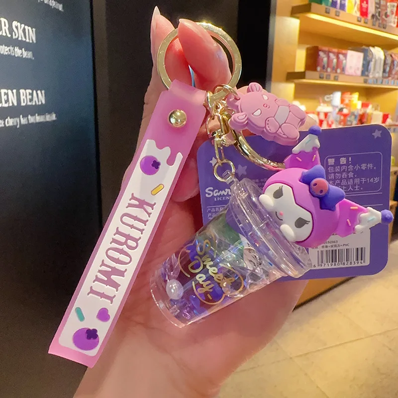 BSBH Cute Keychain Kawaii Liquid Floating Keychain Backpack Charm ...