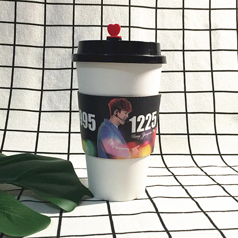 Custom Hot Kpop Paper Cupsleeve - Printed Coffee Cup Sleeves with Logo ...