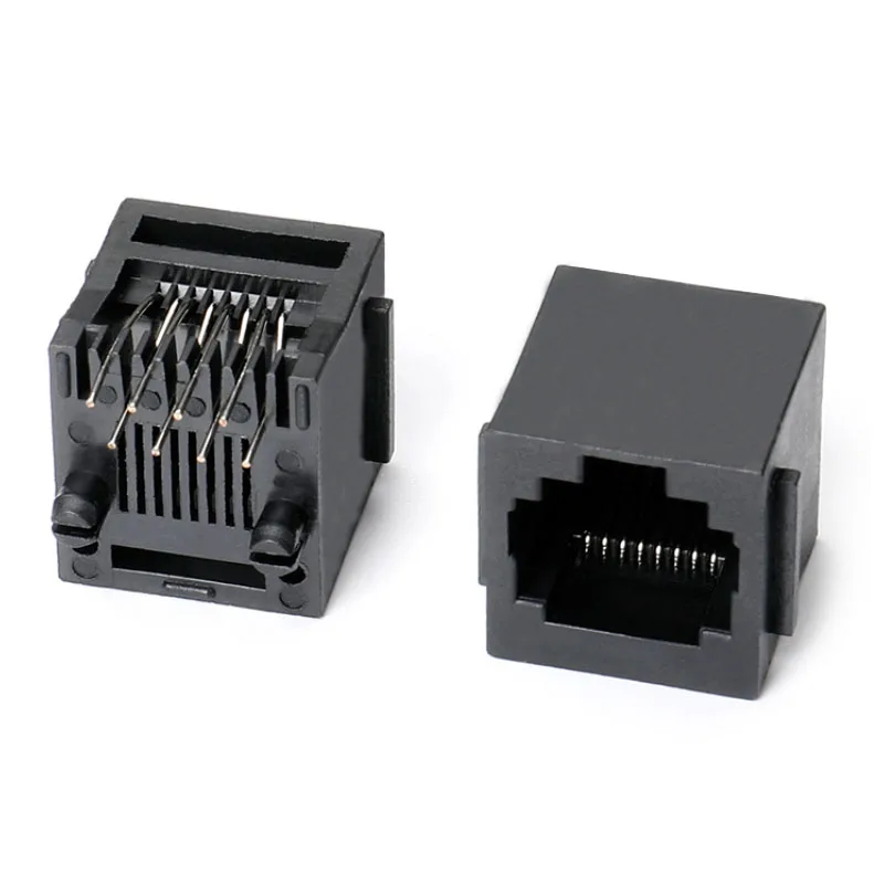 8 Pin Connector 180 Rj45 Jack Rj45 With Ind Temp Thru Hole Female ...