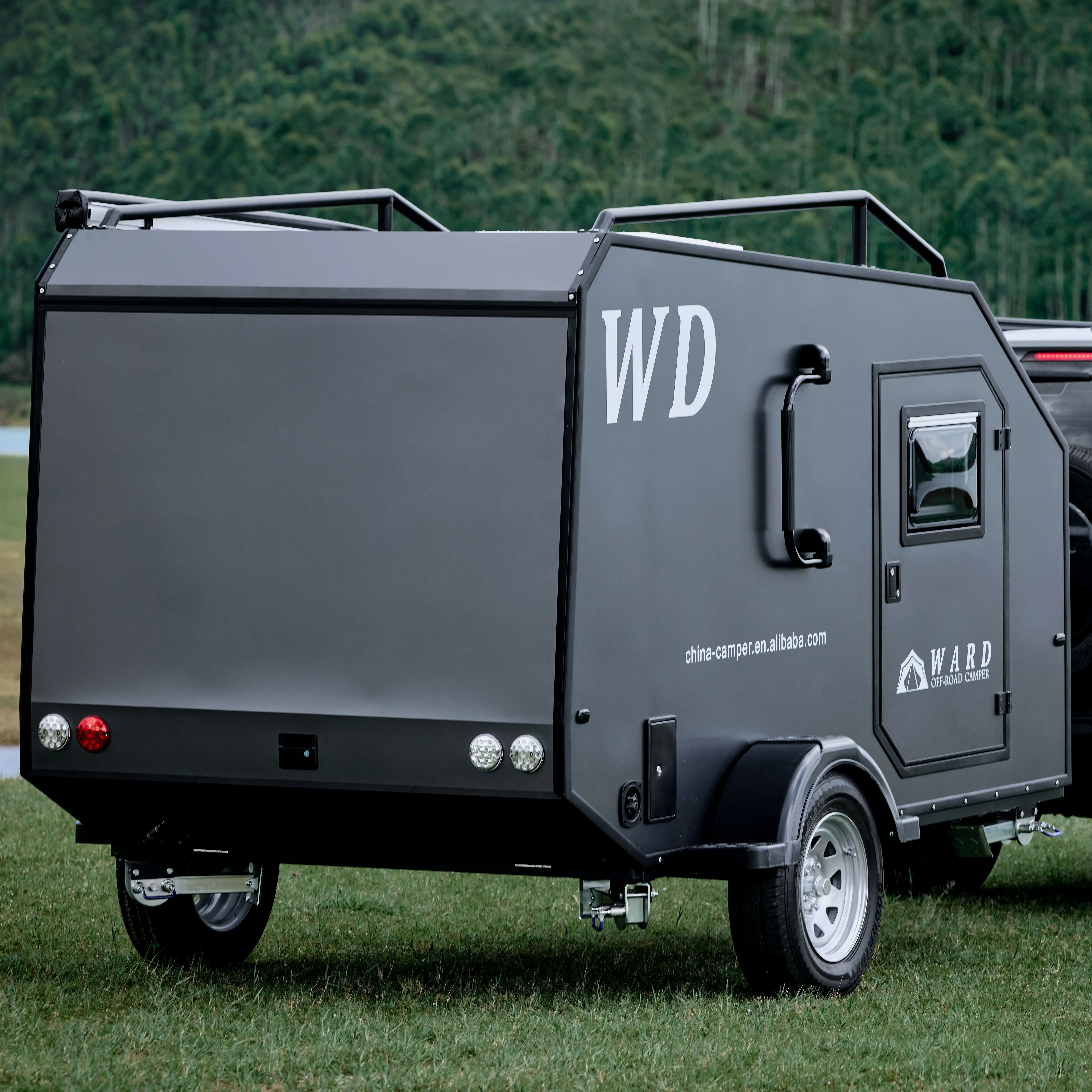 Aluminium Mini Camper Trailer Modular Type Caravan House for Truck Use ...