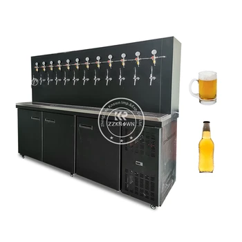2024 Top Counter Draft Beer Cooler With 2 Taps Beer Dispenser Machine ...