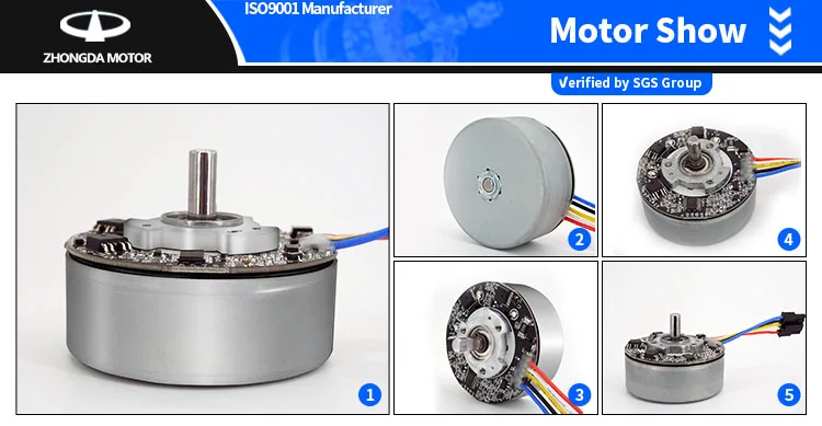 BLDC Brushless Outer Rotor Motor High Torque Outer Rotor Motor With ...