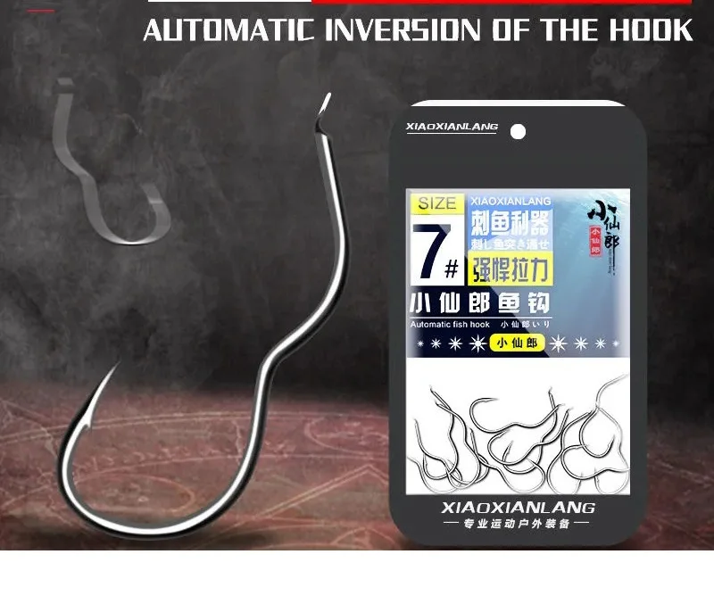 Hot Sale New Design High Carbon Steel Maori Fish Hook Automatically ...