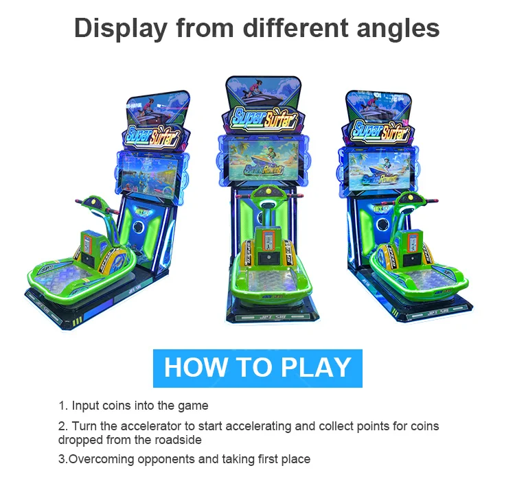 AMA Coin Operated Simulation High Quality Arcade Super Surfer Arcade ...