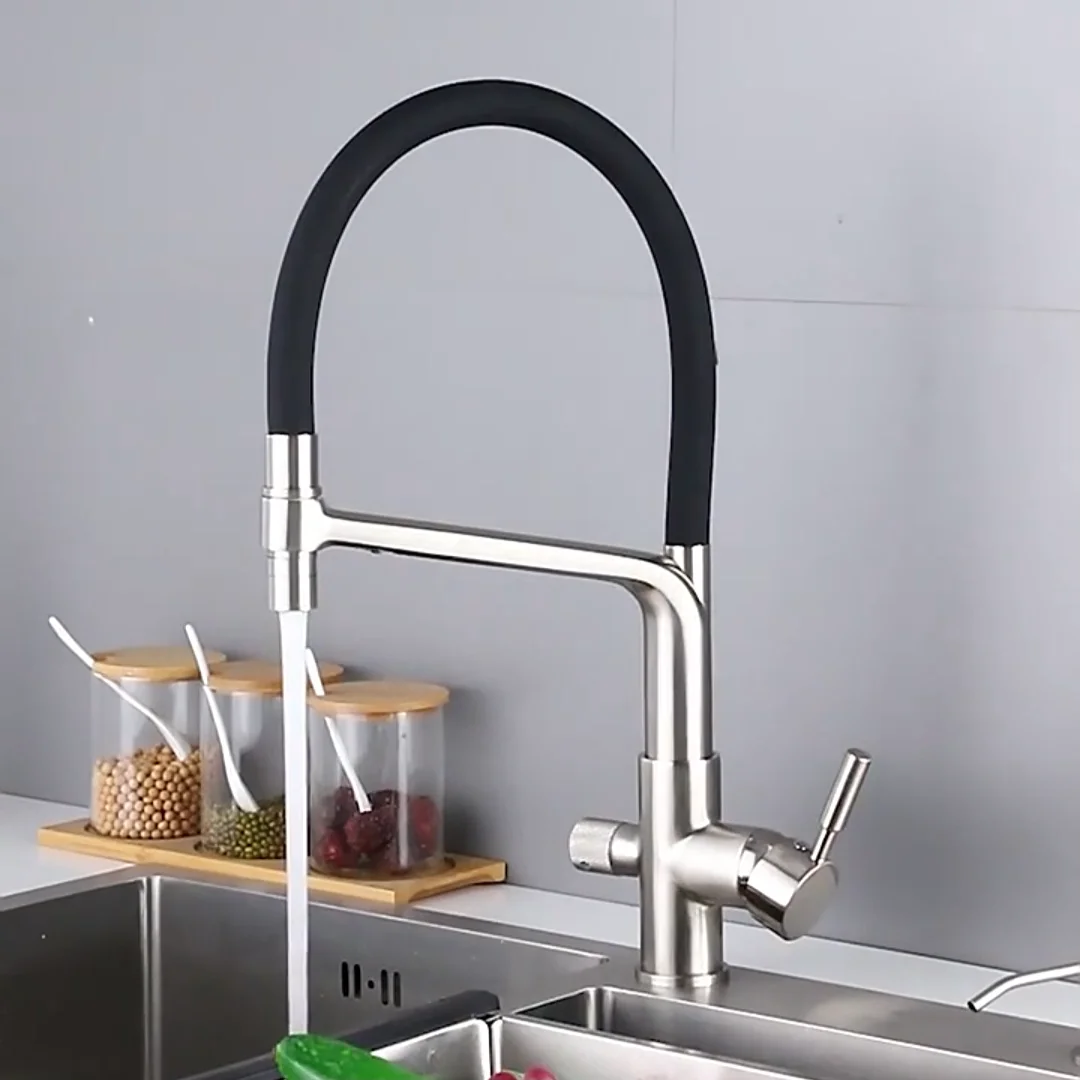 3 Way Kitchen Tap For Filter Water System Brass Multifunction Kitchen ...