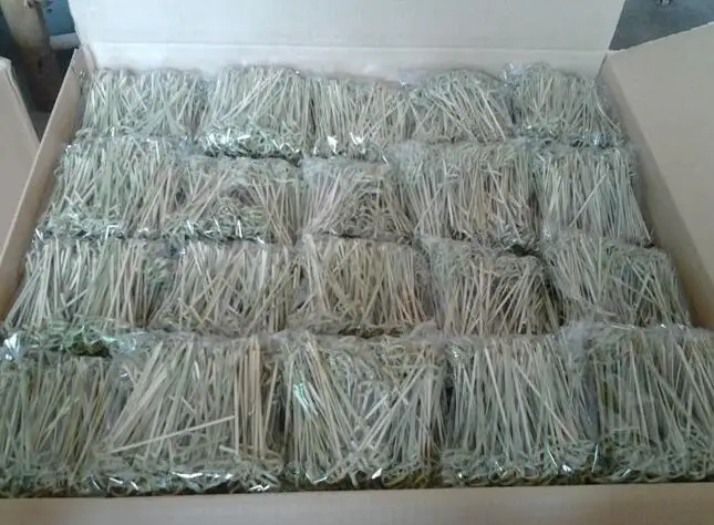 Various Sizes Disposable Cocktail Bamboo Knotted Pick Skewer Sticks ...