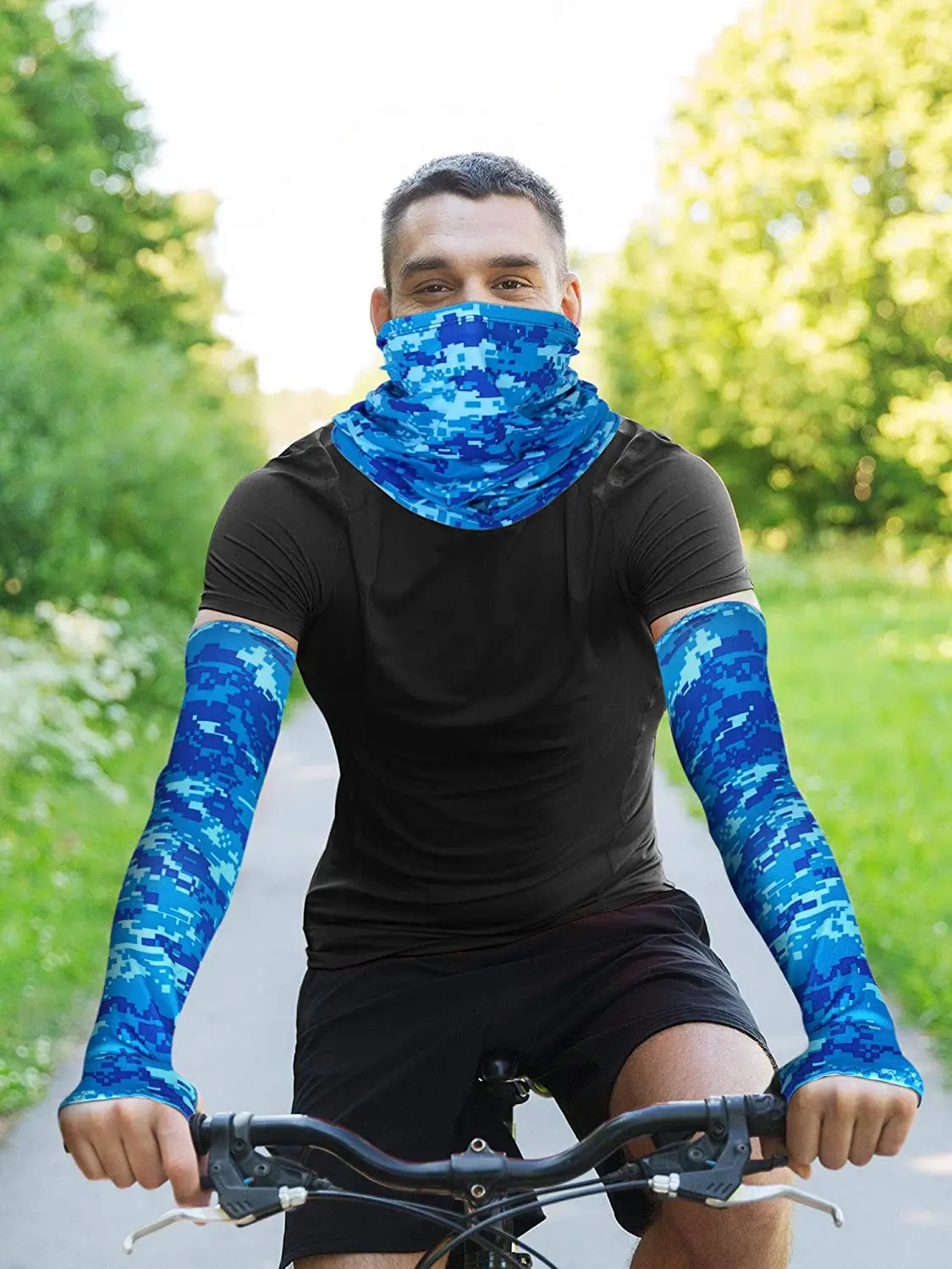 Anti-slip Sun Protection Bandana Neck Gaiter Head Wrap Balaclava Face ...