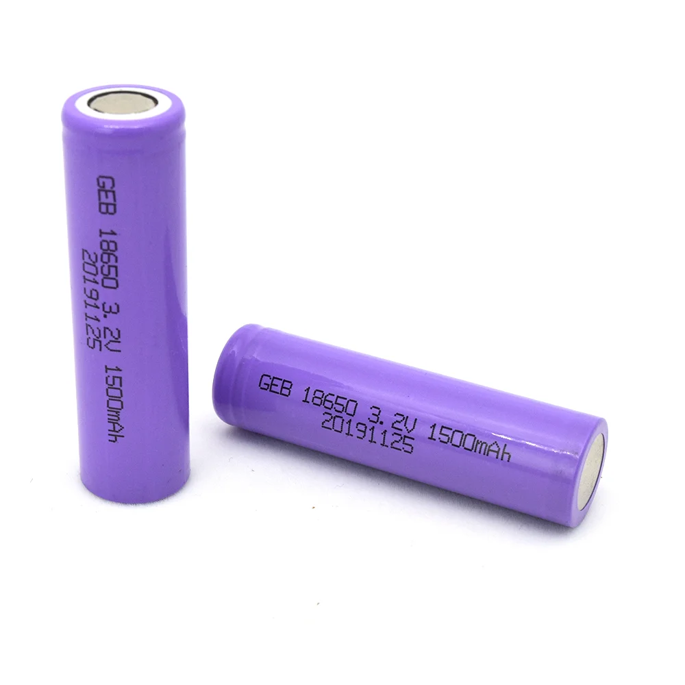 GEB 18650 Lithium Ion Battery 3.7V 1500mAh 5C for Consumer Electronics ...