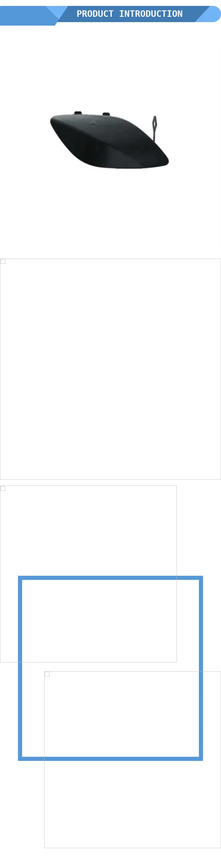 Genuine OEM 1178850622 Tow Eye Tow Hook Cover Front Bumper Trailer ...