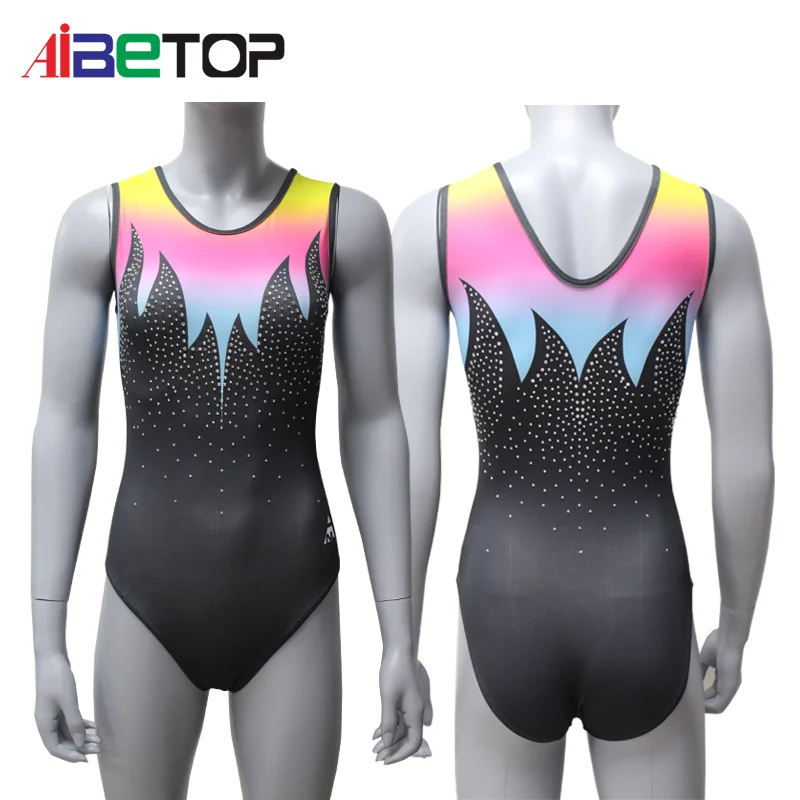 Girls Sublimation Printing Leotard Dancing Gymnastic Leotard Girls