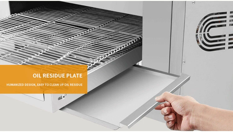 Coommercial Double Stacked Countertop Electric Conveyor Belt Pizza Oven ...