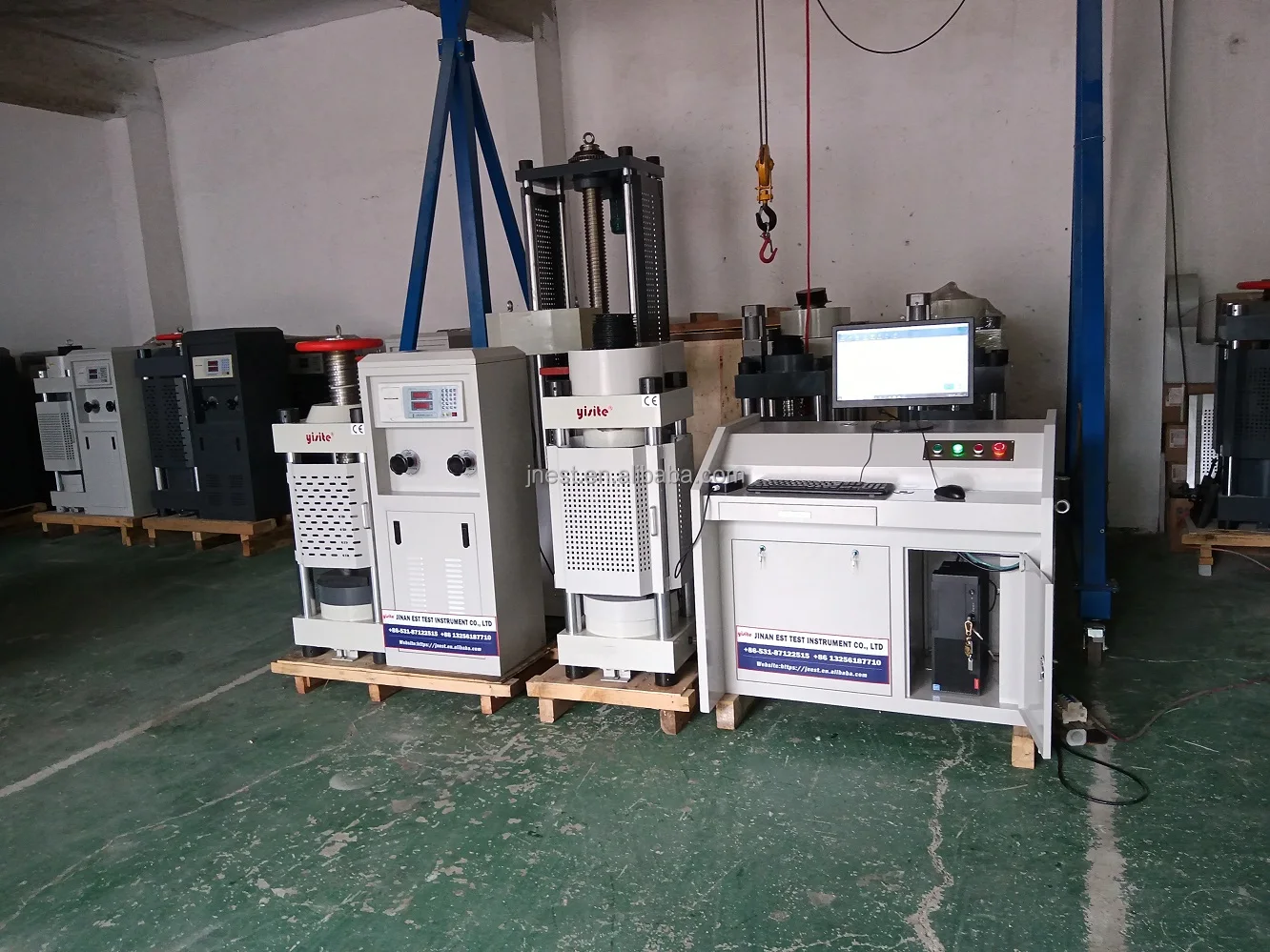 2000kn 200ton Concrete Brick Construction Material Equipment ...