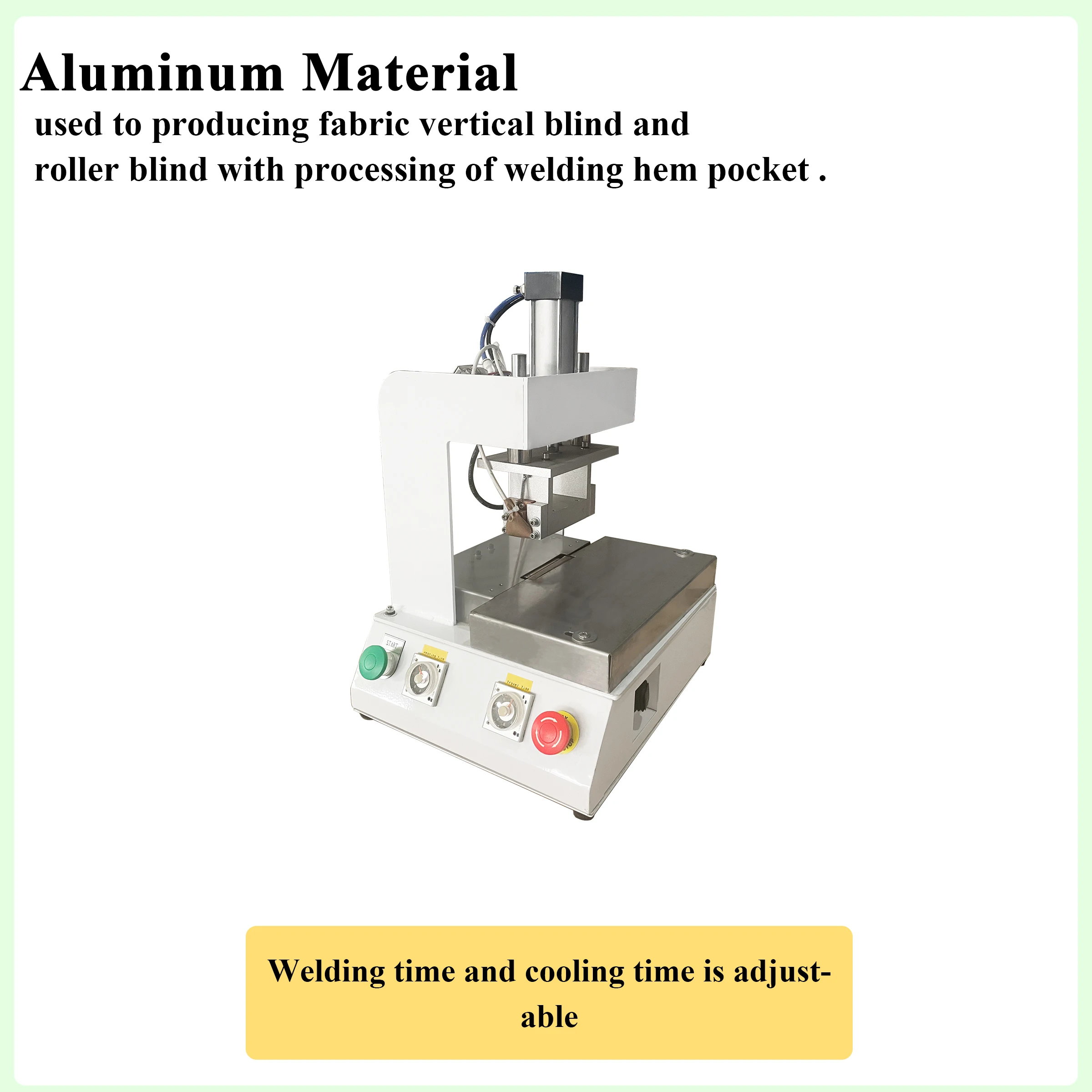 Vertical Blind Edge Welding Pocket Welding Machine Roller Blind Hem ...