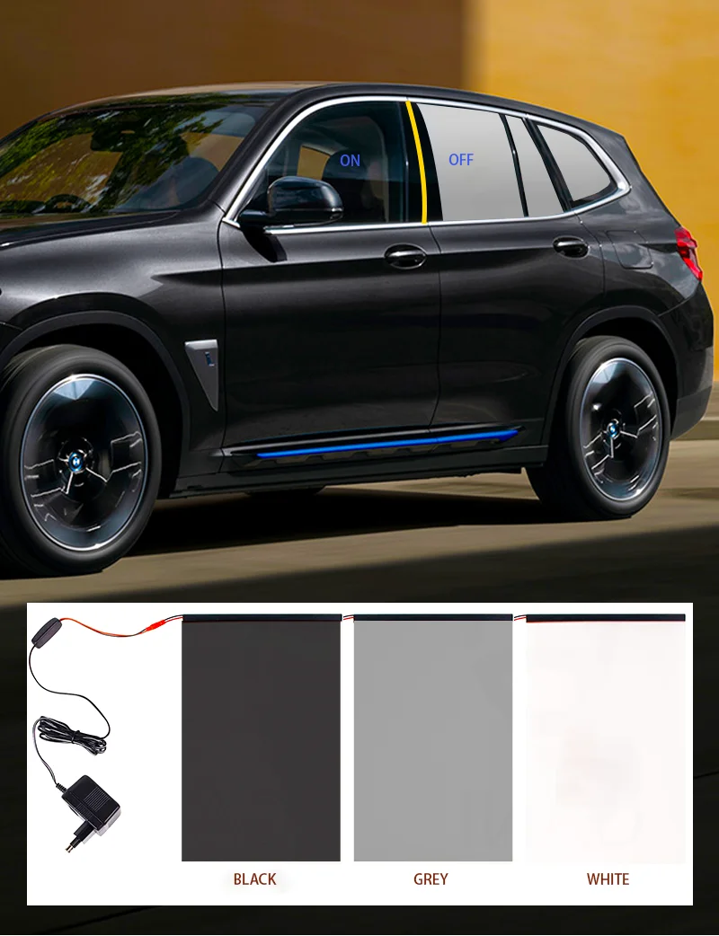 Smart Tint Film for Car - Black Pdlc Privacy & Heat Insulation
