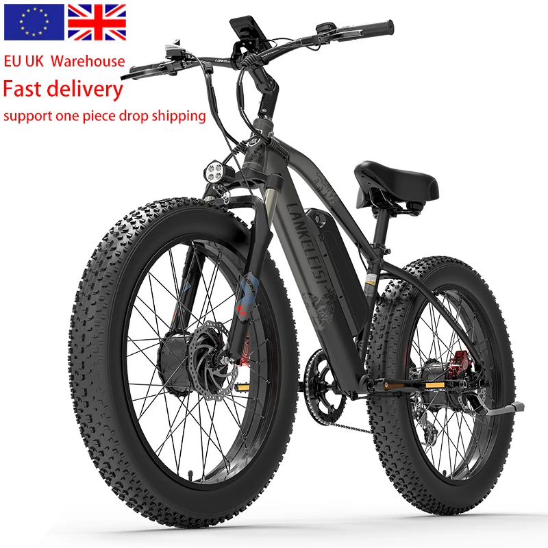 Lankeleisi Mg740plus Dual Motor 1000w Electric Bicycle Fat Tire Bike ...