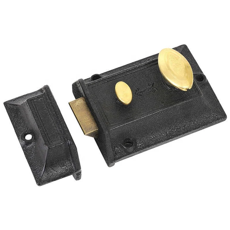 Double Insurance Bullhead Lock Triple Insurance Old Style House Door ...