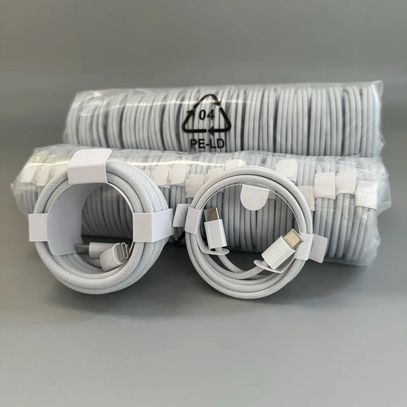 PD 20W Fast USB C Charging Lead Type c Cables Quick Charge Data Cable ...