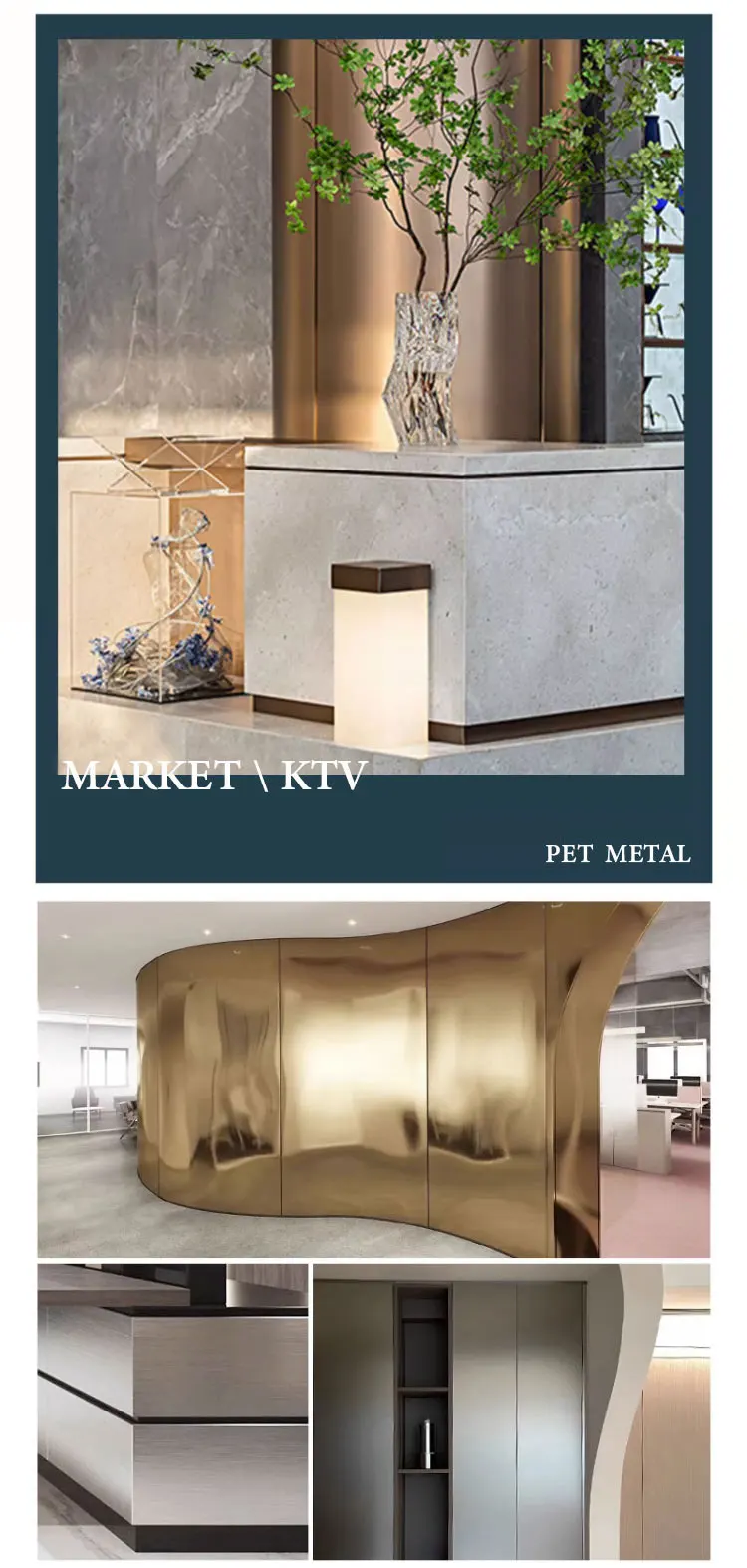 China Modern Durable Unbreakable Metal WPC Wall Panels Manufacturers ...