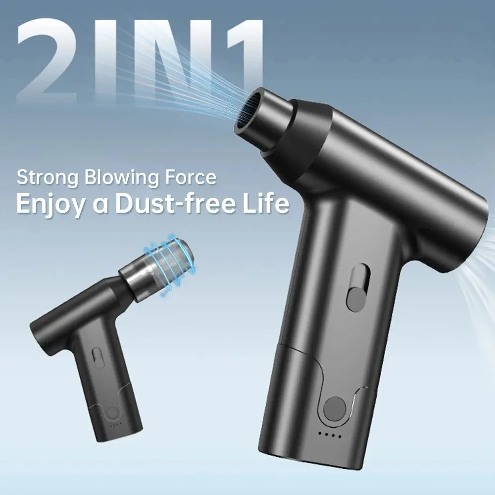 Mini Jet Turbo Blower Fan - Powerful Compressed Vacuum Cleaner