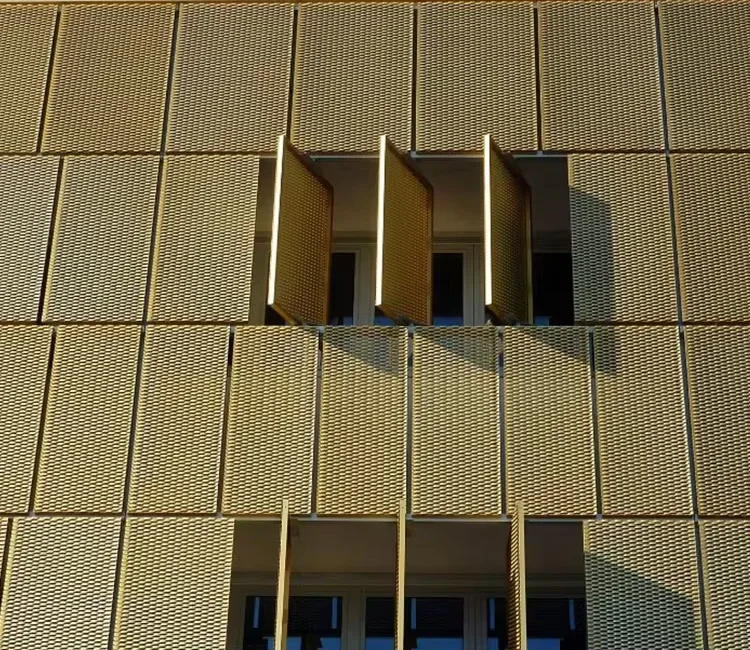 Decorative Interior Panels - Expanded Metal Aluminum Mesh