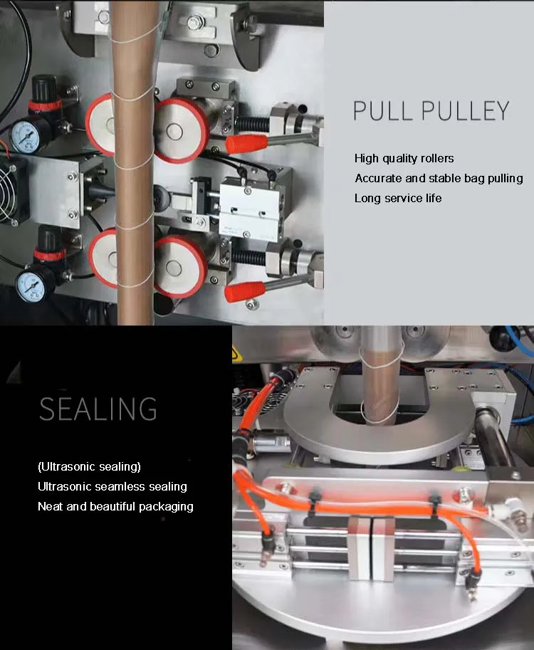 Triangle Shape Herbs Tea Bag Packing Machine Pla Bag Inner And Envelope ...