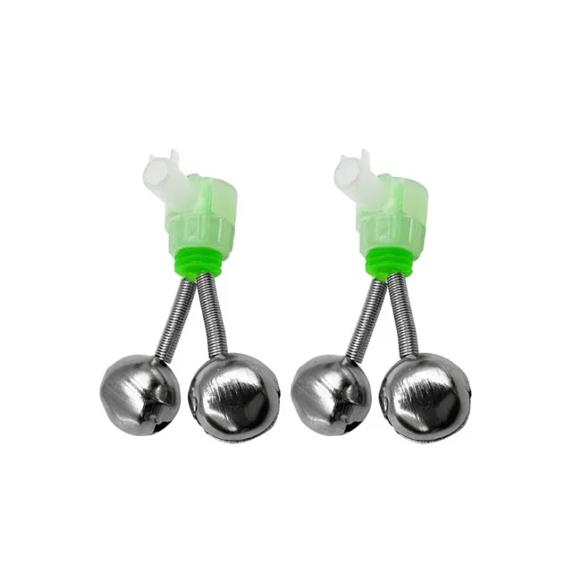 Fishing Rod Bells Rod Clamp Tip Clip Bells Ring Green ABS Fishing ...