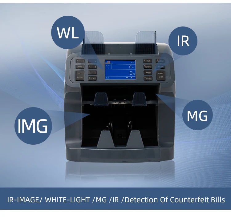 Money Counter 2 Pocket Note Sorter Counterfit Money Mixed Value ...