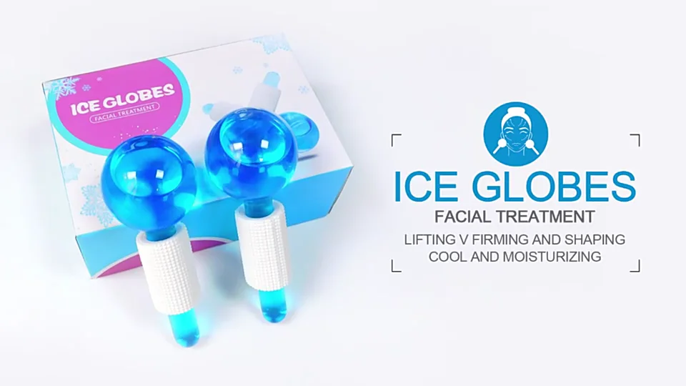 Msmr Cooling Facial Ice Globes Face Neck Lifting Body Cryo Sticks Cold ...