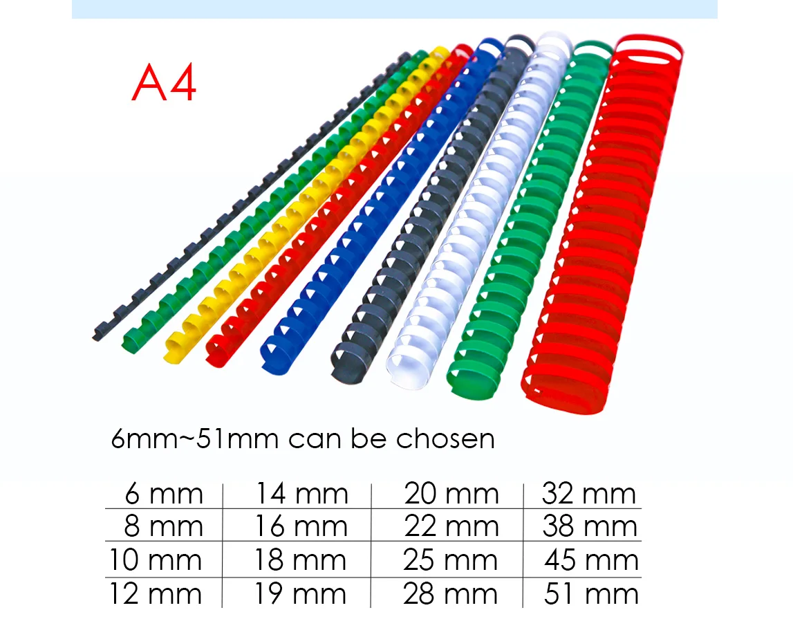 Foska Hot Sale Plastic Book Binding Rings - Durable & Versatile