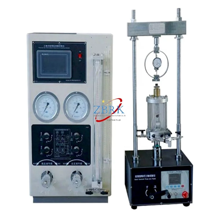Digital Iso Astm Standard Soil Triaxial Test Apparatus Strain ...
