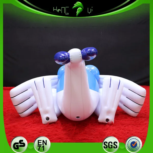 White and Blue Hongyi Original Inflatable Lugia Dragon With SPH ...