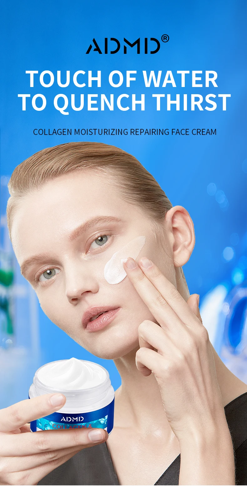 Collagen Face Cream Beauty Face Skin Care Natural Organic Collagen Hyaluronic Acid Moisturizing ...