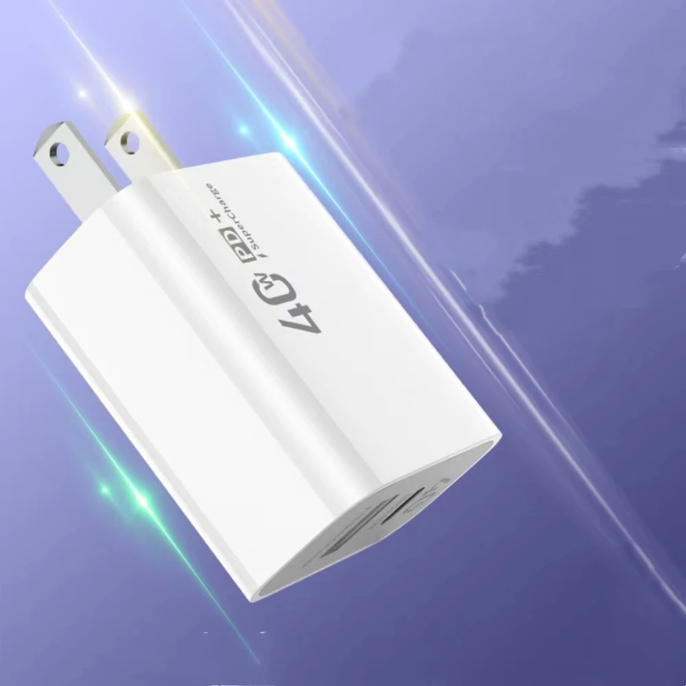 Plug 20w Usb C Pd Fast Charger,With Usb-c 40w Pd Charger Power Adapter ...