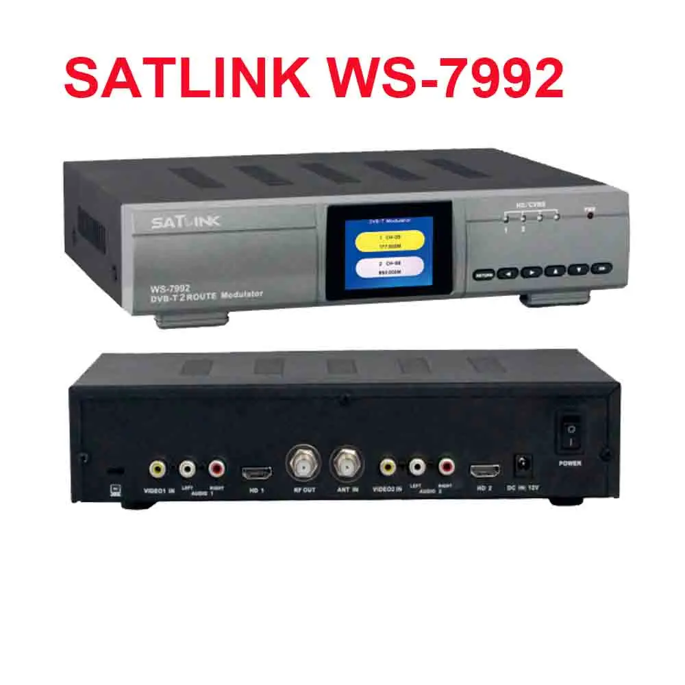 Satlink WS-7992 Modulator - 2 Channel HD DVB-T Modulator