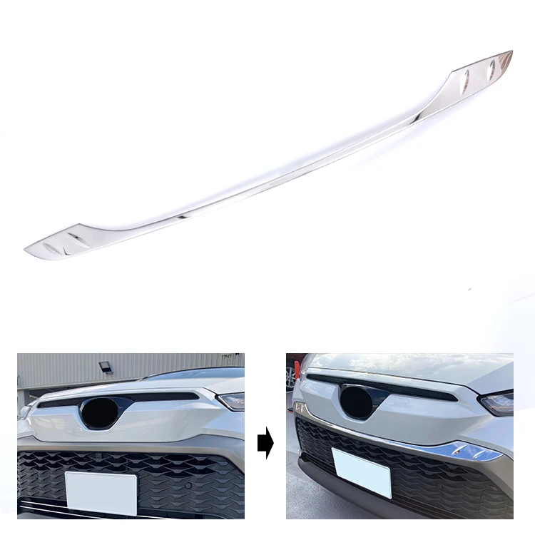 Factory Car Exterior Accessories Front Bumper Grille Chrome Moulding ...