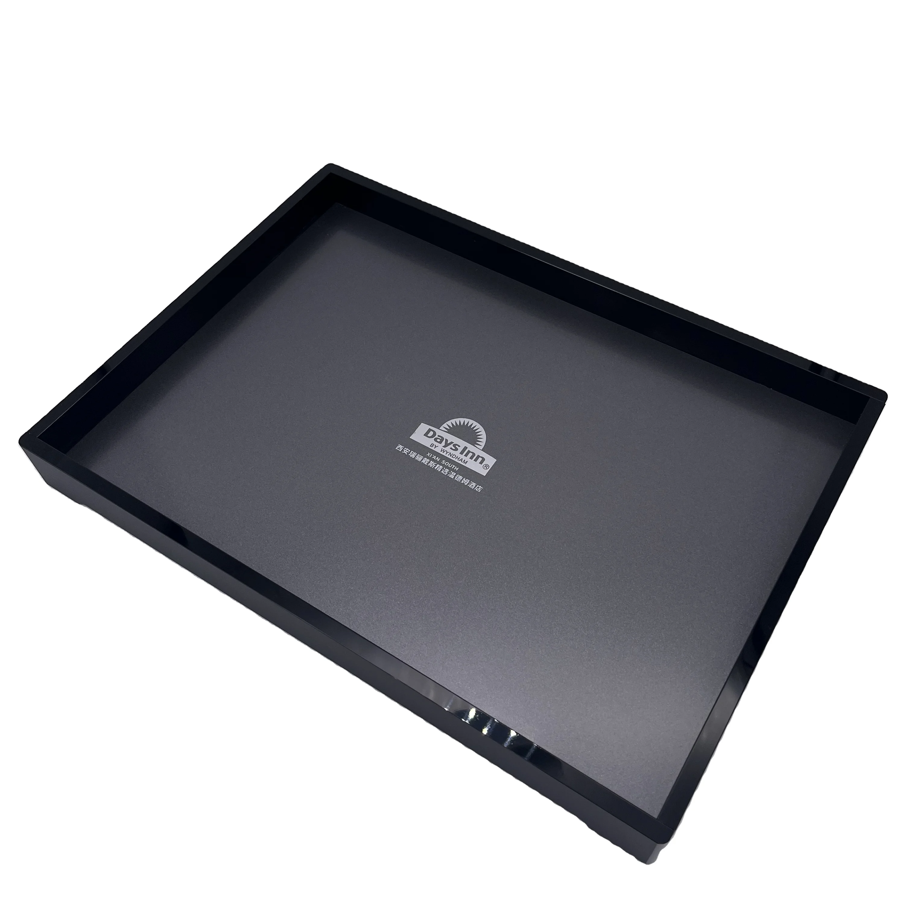 Plexiglass Serving Tray Hotel Acrylic Storage Tray Restaurant Food Tray ...