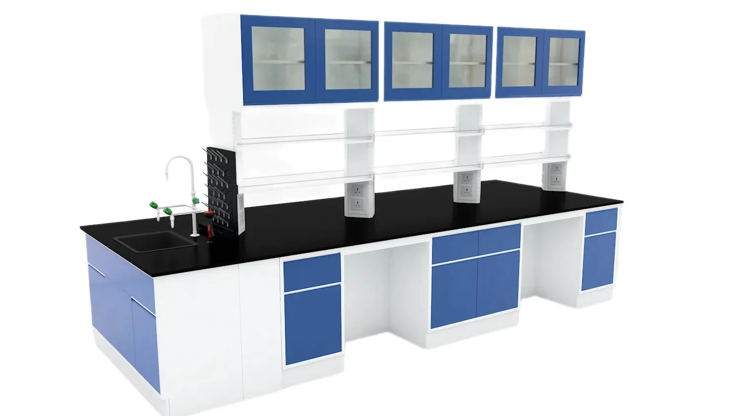 Laboratory Furniture Lab Work Bench Workstation For Electric And ...