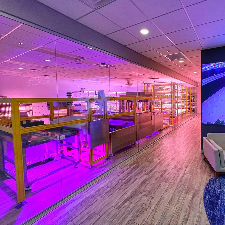 Hdsafe Office Glass Partition Wall With Sliding Glass Door System ...