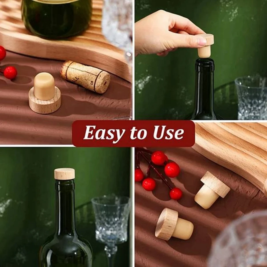 Wooden Blank Carve Logo Wine Stoppers Bottle Stoppers Wine Corks - Buy ...